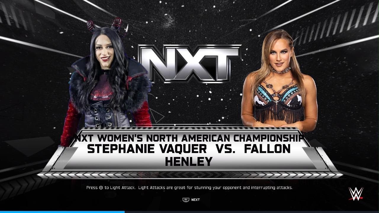 Stephanie Vaquer vs Fallon Henley WWE NXT 3/25/25 - YouTube