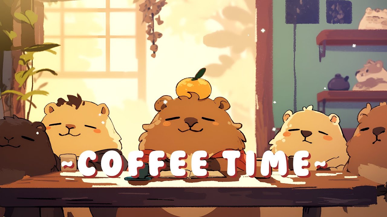 Capybara Chill Radio - Study & Chill Music Mix ~ Cozy Times ~ 🦫 🎵 🌙 ...