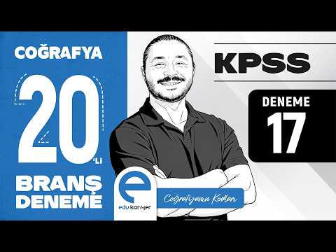 KPSS AGS COĞRAFYA DENEME ÇÖZÜMÜ 17