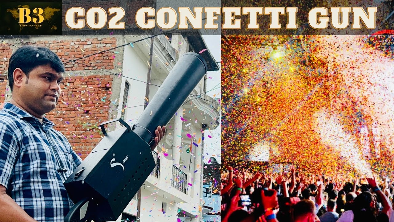 How to use Co2 confetti Gun // co2 gun // 7415551111 call for ...