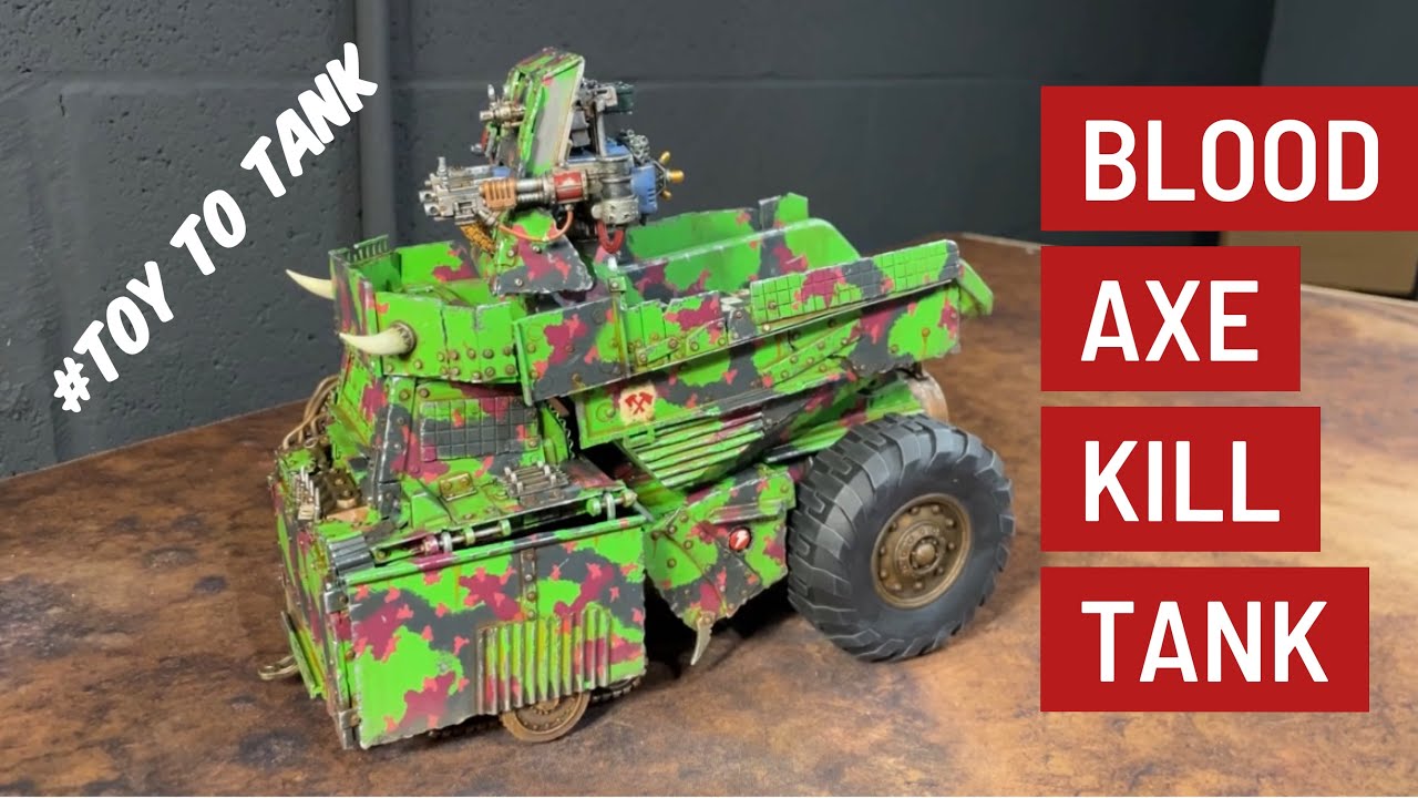 Warhammer 40k Ork Kill Tank Built From Toy Dump Truck - YouTube