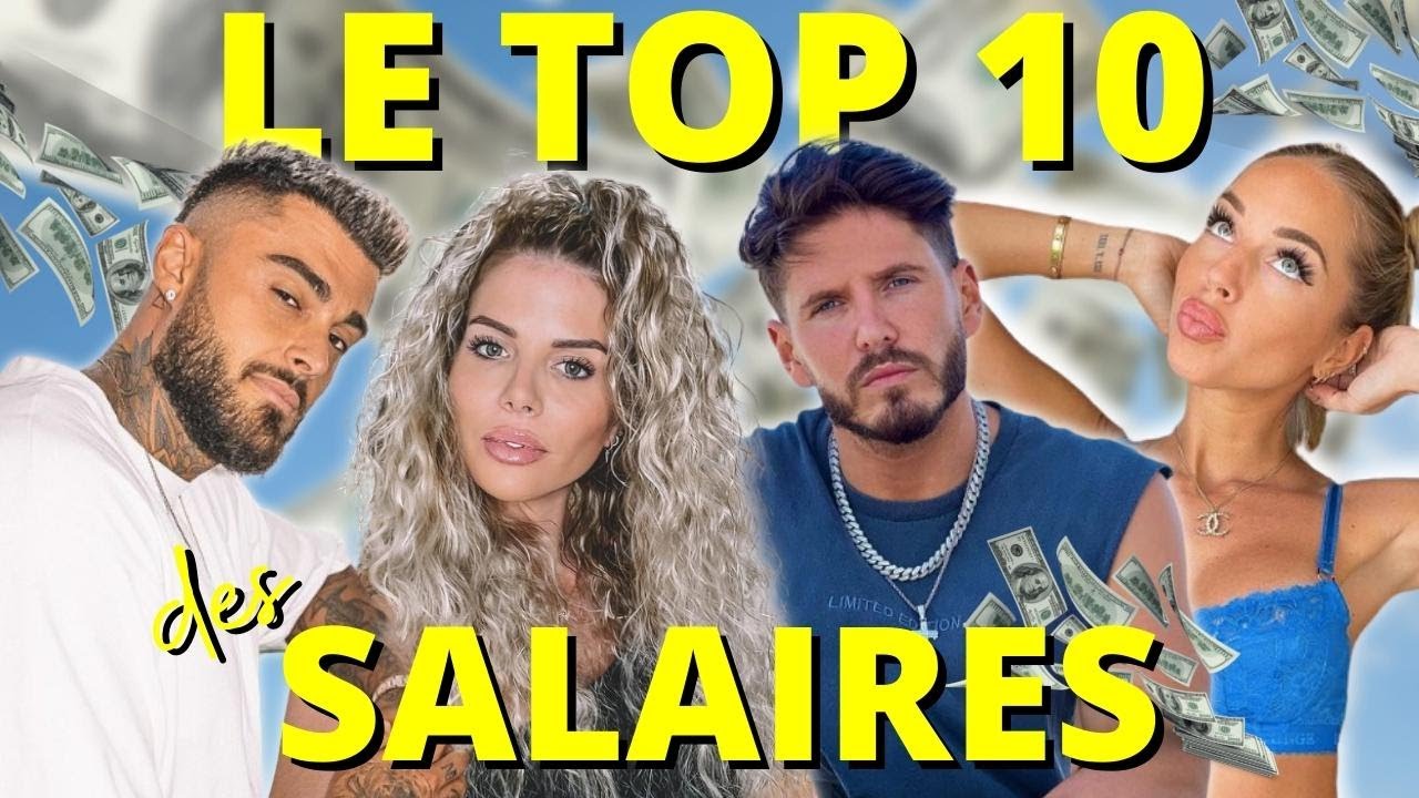 TOP 10 - SALAIRES des CANDIDATS de TÉLÉ-RÉALITÉ : dévoilés par eux ...