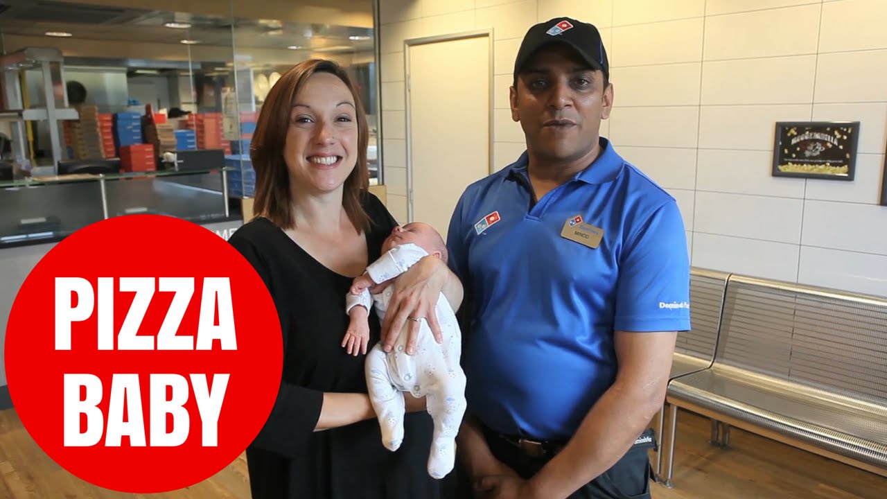 Mothers speaks about how she gave birth...outside DOMINOS PIZZA - YouTube