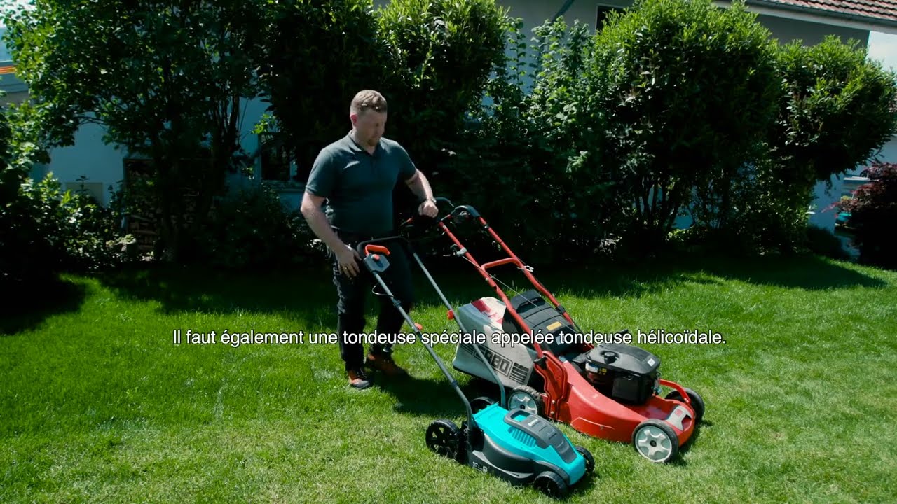 Tondre correctement le gazon - YouTube