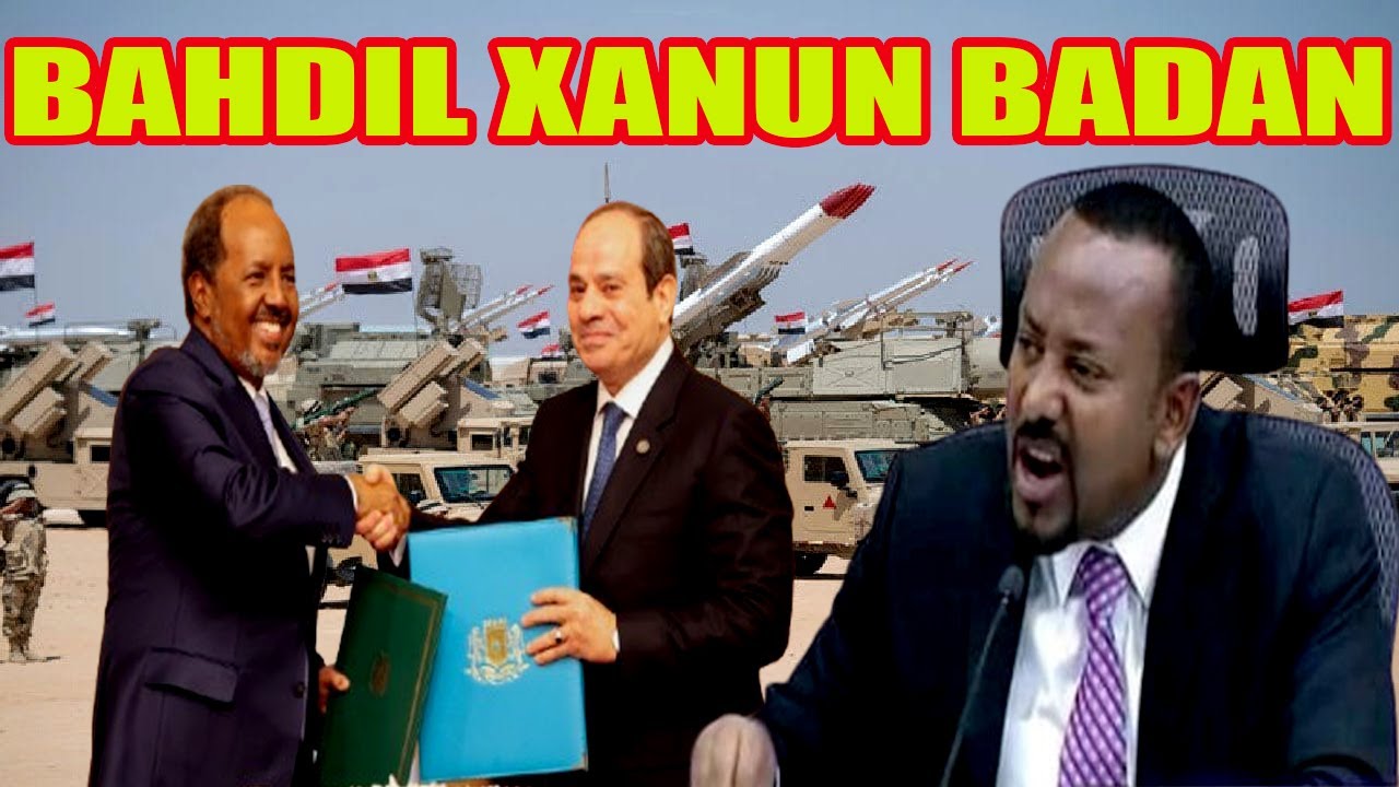 DEG DEG Heshiis halis ku ah Itobiya oo Masar lagu saxiixay & 3 Markab ...