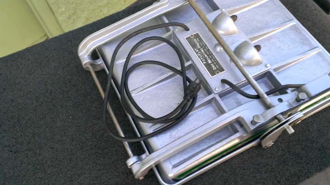 FOTO FLAT DRY MOUNTING PRESS LAMINATING DARKROOM PHOTO PROCESSING 11 x ...