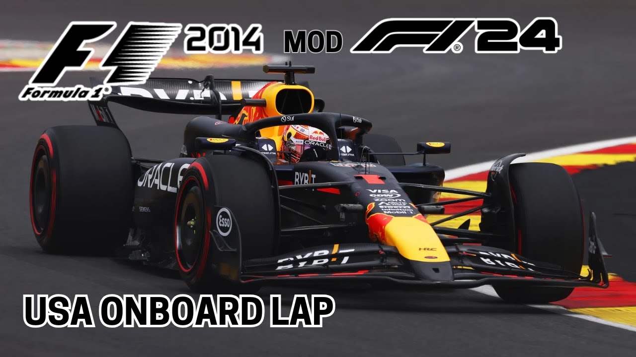 F1 2014 Mod 2024: Red Bull RB20 | USA Onboard Lap - YouTube