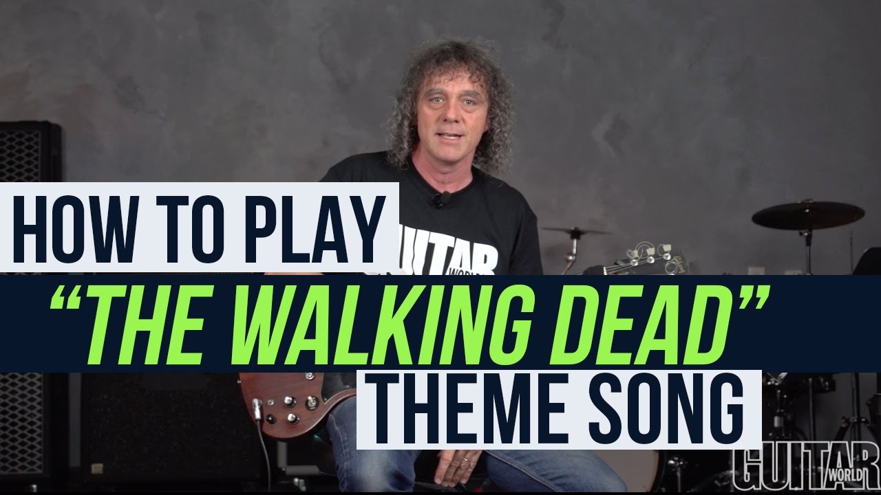 How to Play "THE WALKING DEAD" Theme on Guitar! - YouTube