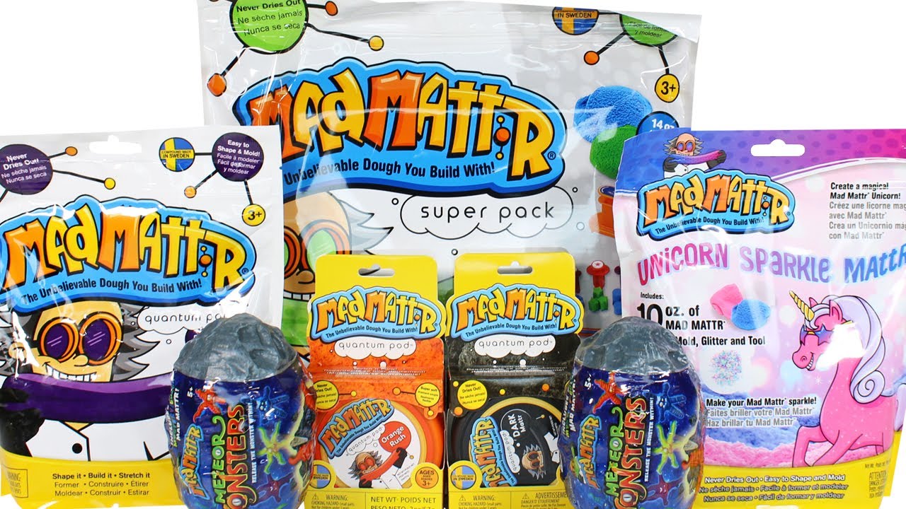 MadMattr Super Pack, Unicorn Sparkle, Meteor Monsters and Quantum Pod ...