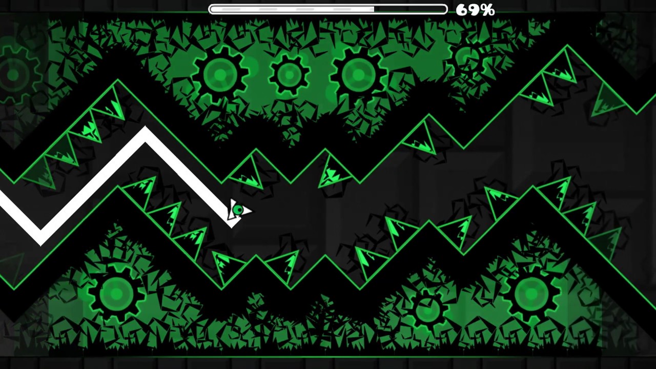 Geometry Dash [HARD DEMON] - Forest Temple (100%) By: Michigun - YouTube