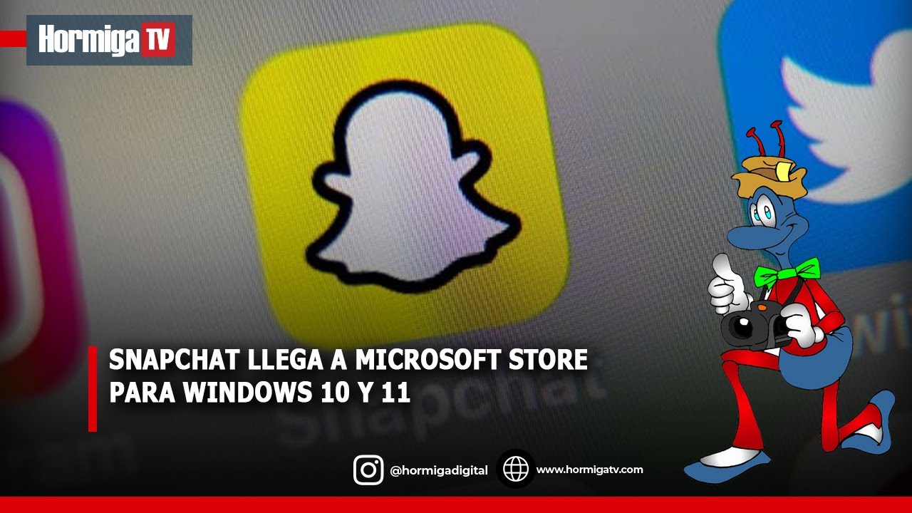 SNAPCHAT LLEGA A MICROSOFT STORE PARA WINDOWS 10 Y 11 - YouTube