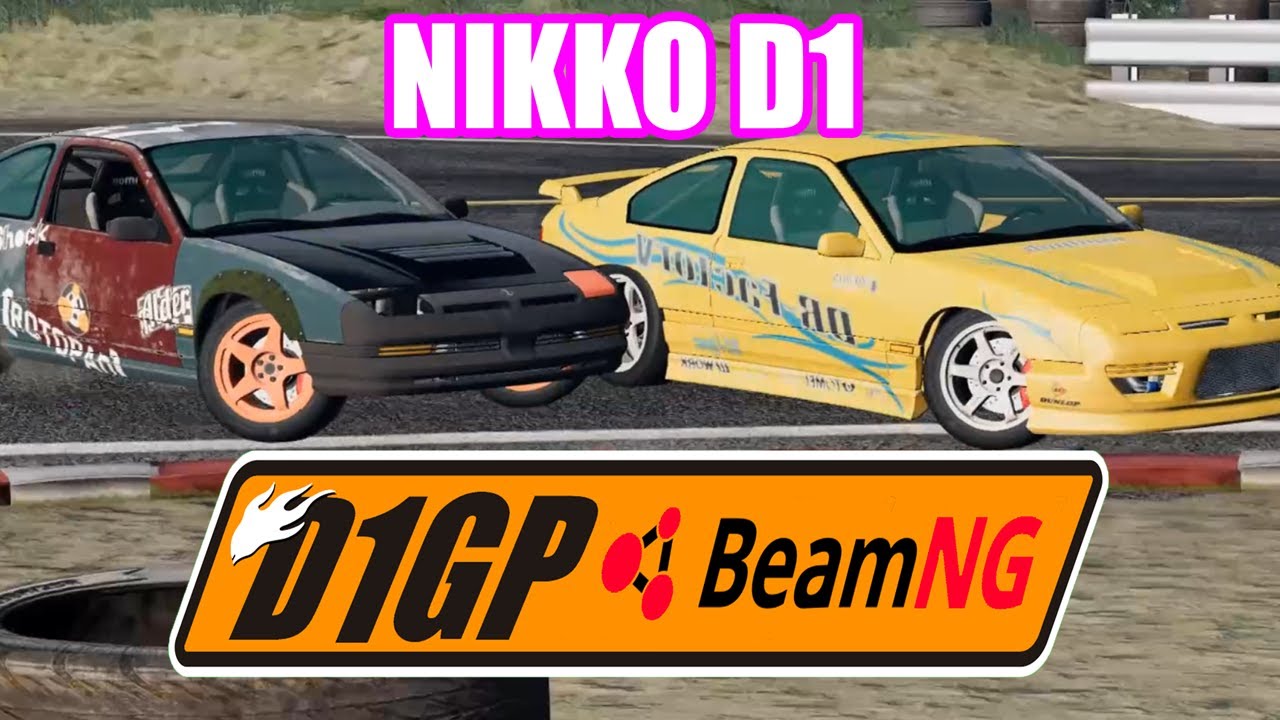 D1GP BeamNG Nikko Circuit - TANSO + TSUISO DRIFTING - YouTube