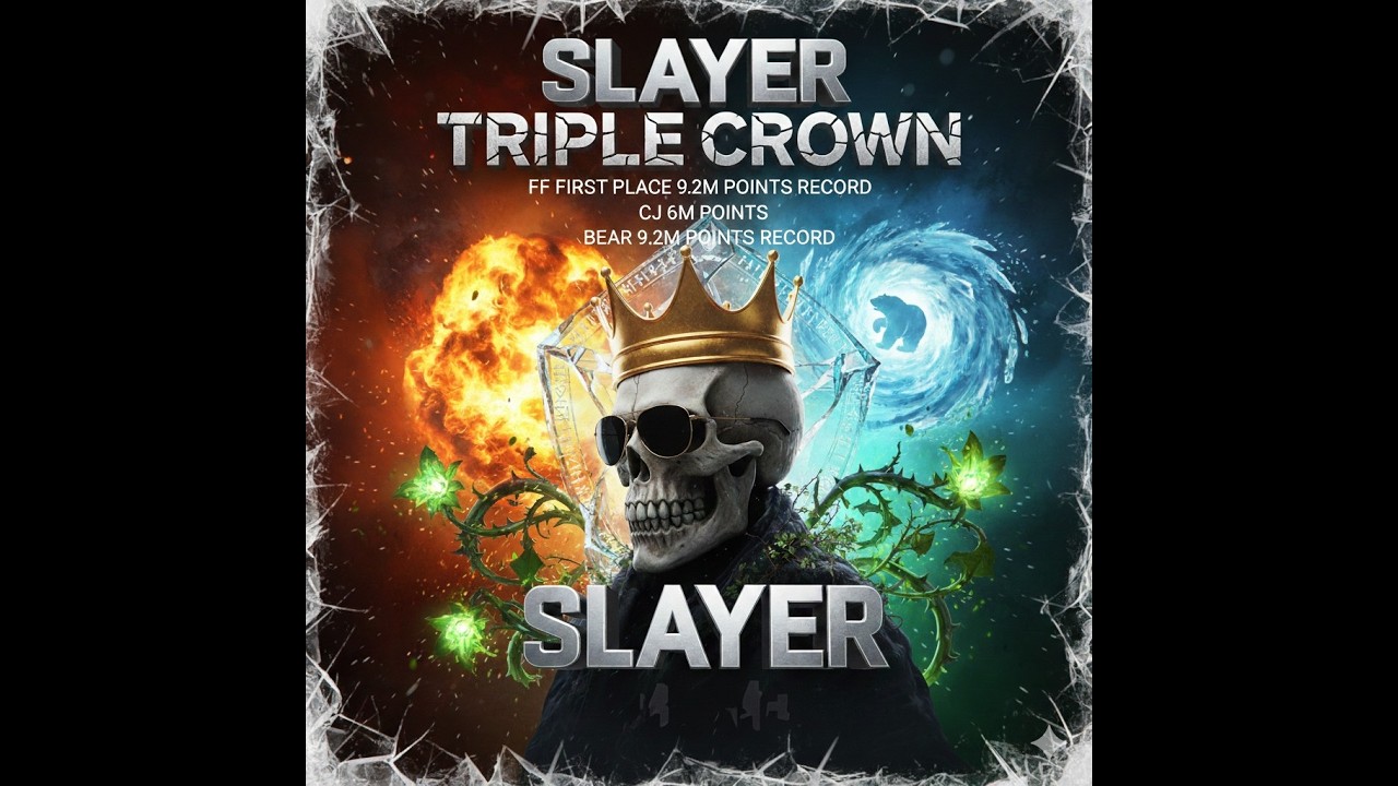 TRIPLE CROWN! 👑 9.2B Bear Record, 6.2M Crazy Joe & FF First Place ...