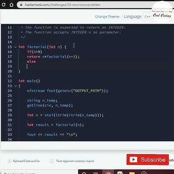 Hackerrank Day 9 | 30 Days of Code | C++ Problem | Cool Coding | - YouTube