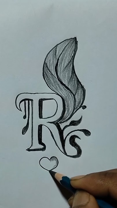 how to draw letter art R drawing, letter drawing || ସୁନ୍ଦର ଅକ୍ଷର ଚିତ୍ର ...
