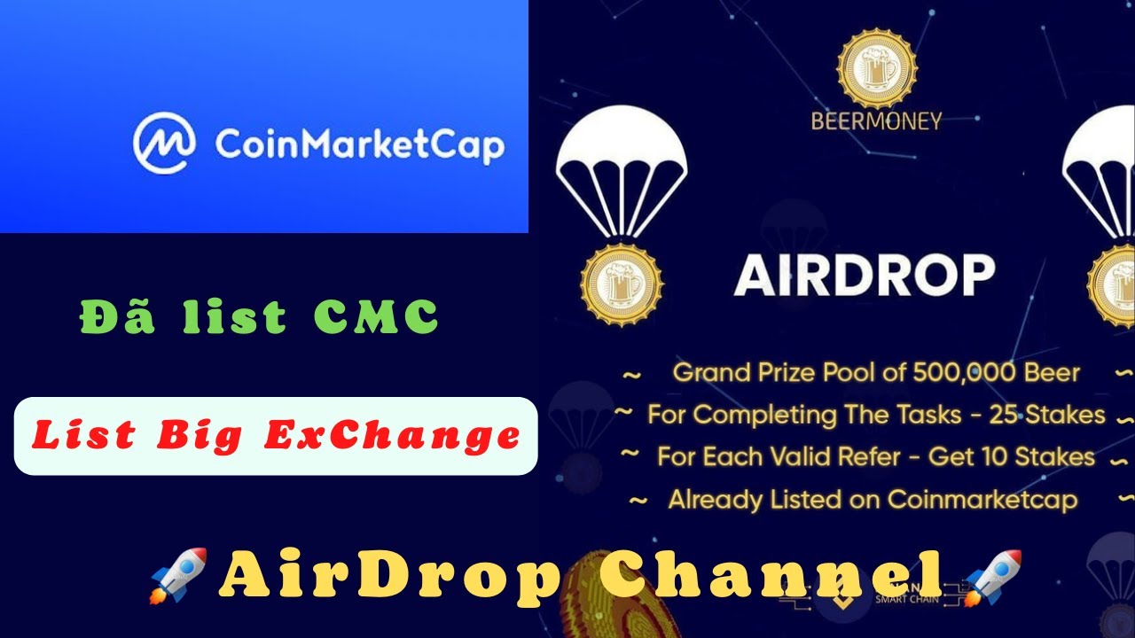 🔥 Airdrop Dự Án BeerMoney || Chia sẽ Miễn Phí 500,000 Token $BEER 💥 ...