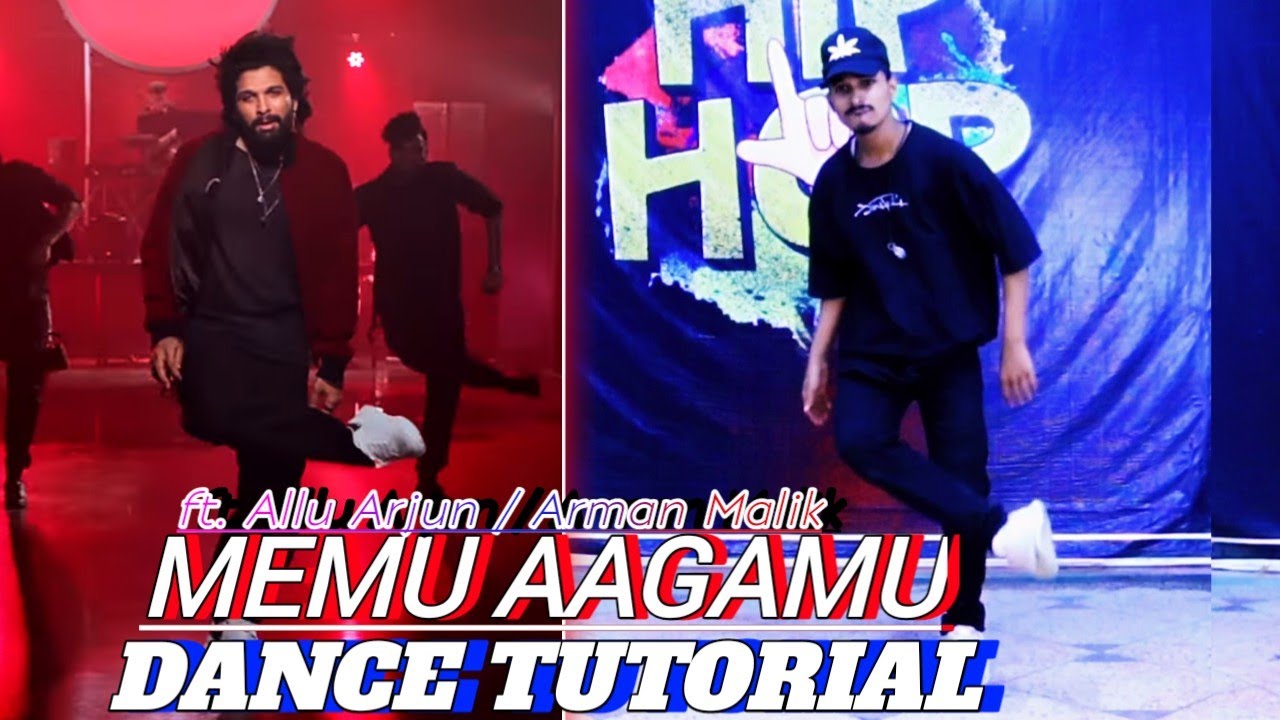 MEMU AAGAMU (Hook steps) DANCE TUTORIAL | ft. Allu Arjun, Armaan malik ...