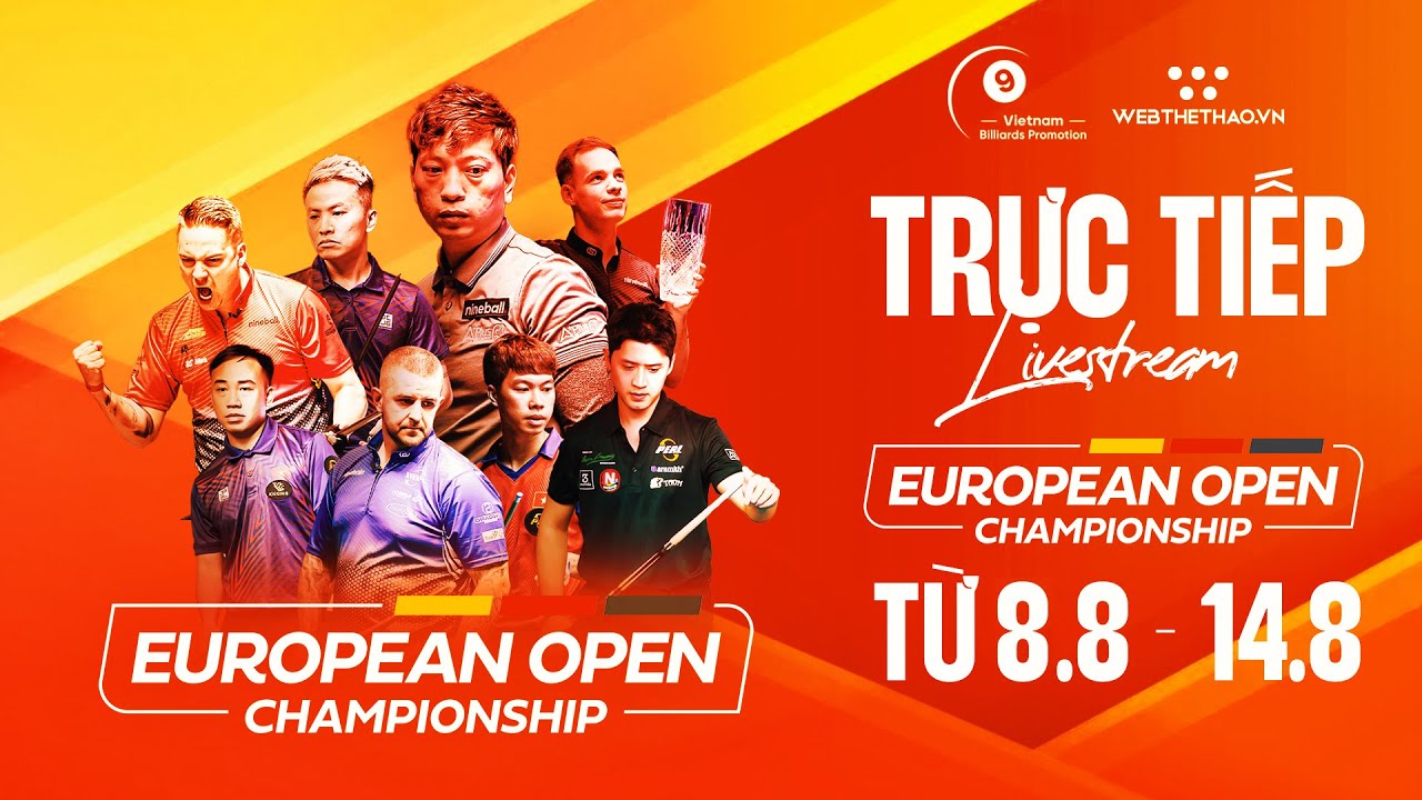 🔴Trực tiếp | Giải billiards European Open 2023 | QUỐC HOÀNG vs CÔNG ...