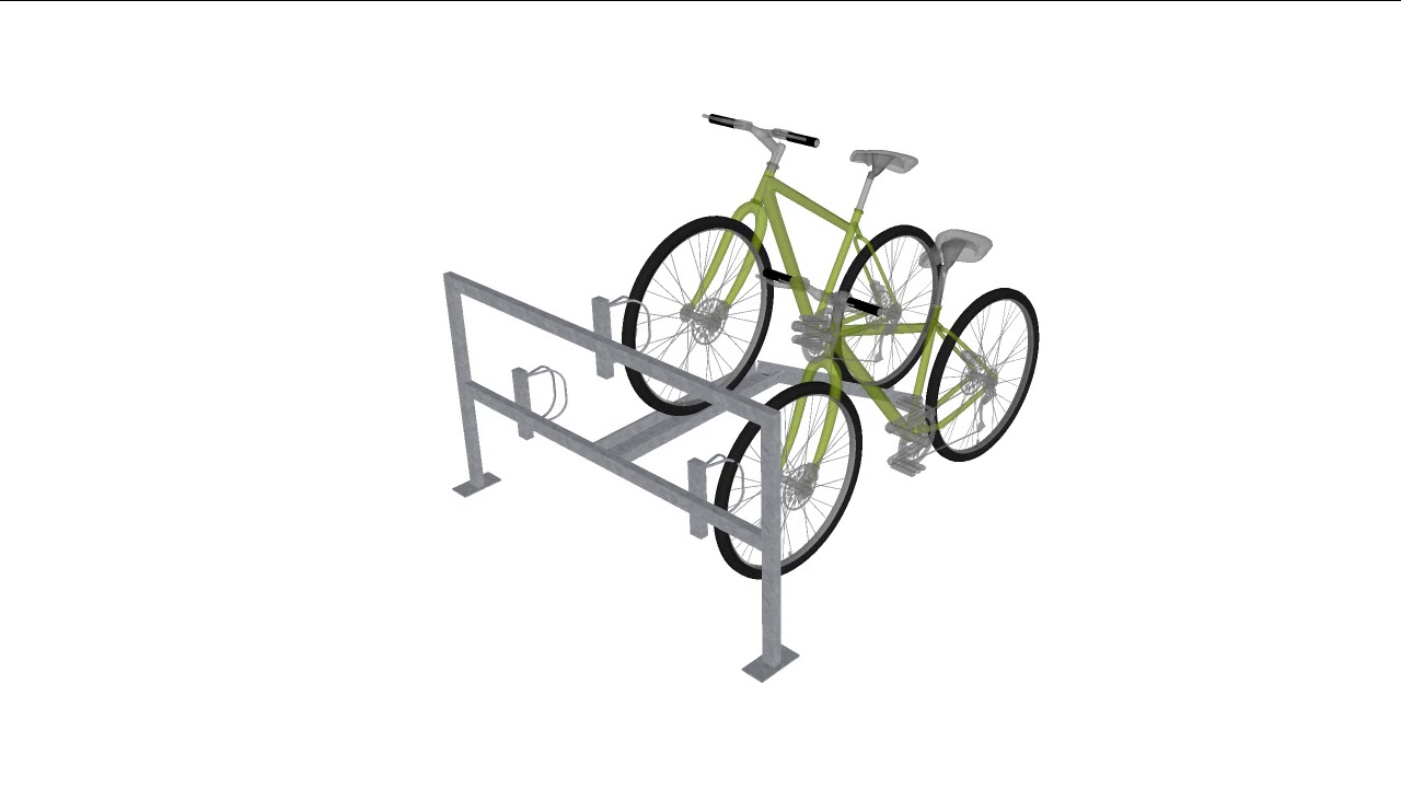 TWO TIER - Two tier cycle stand - YouTube