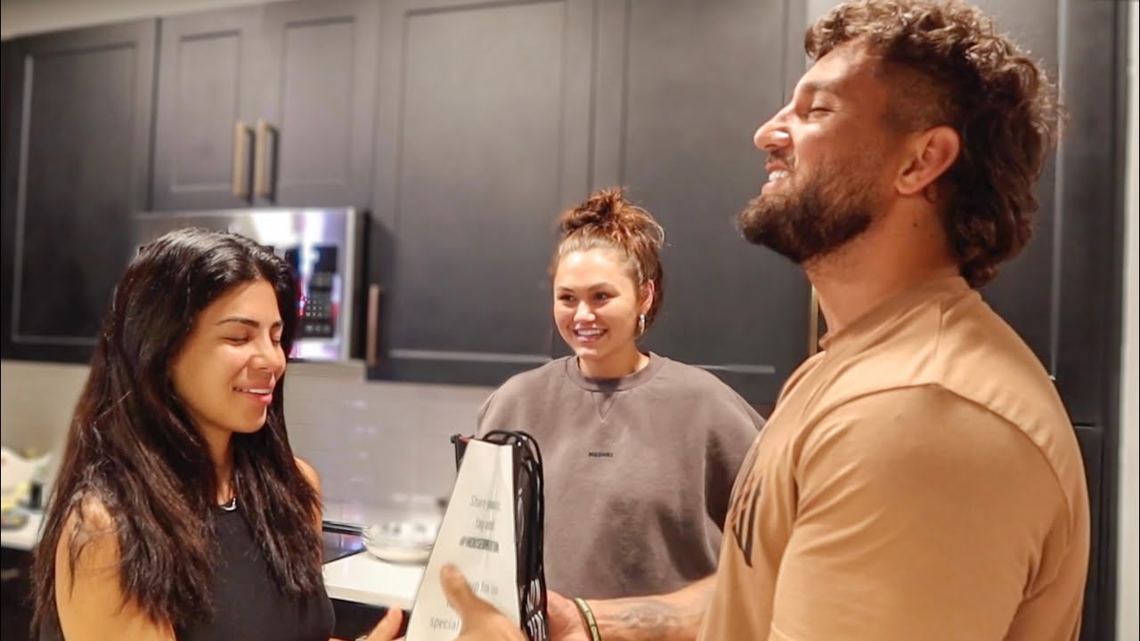 THE BRAMFAM THOUGHT WE WERE PREGNANT!! *WE SURPRISED THEM* - YouTube