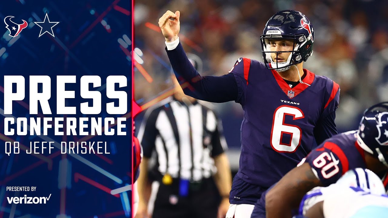 QB Jeff Driskel recaps Houston Texans vs. Dallas Cowboys, Week 14 ...