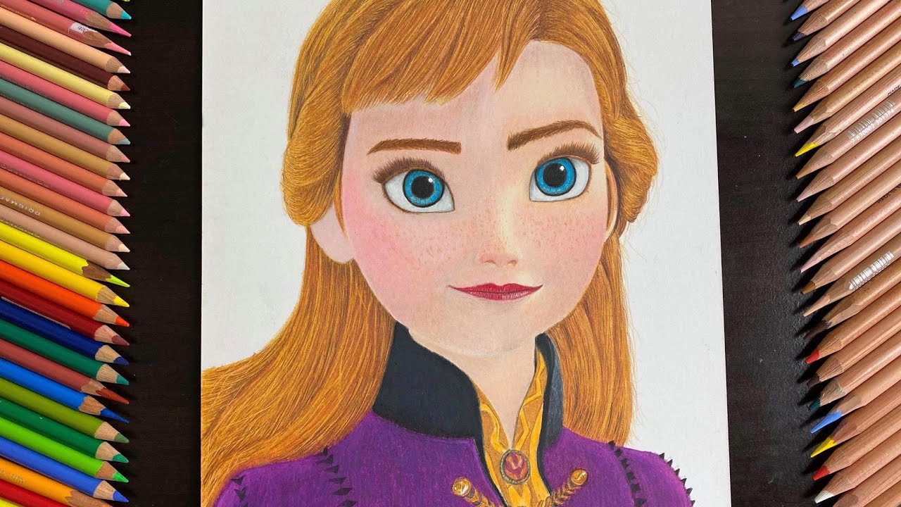 How to draw Anna Frozen 2 || Renj Art Studio - YouTube