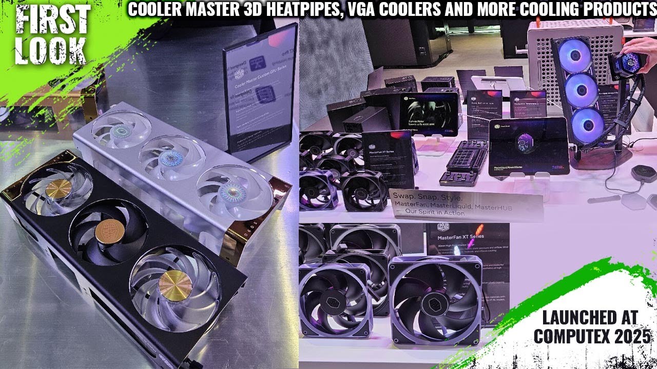 Cooler Master Custom VGA Coolers, 3D Heatpipes And More Cooling ...