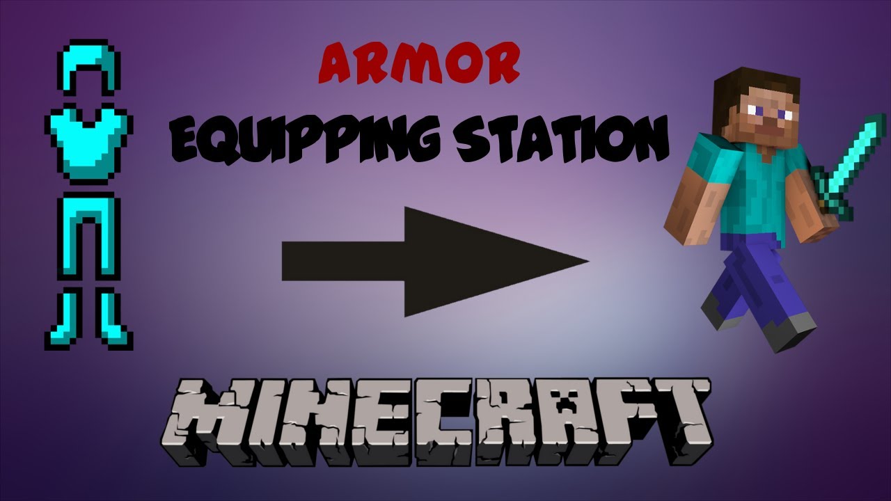 Minecraft Armor Equipping Station - YouTube