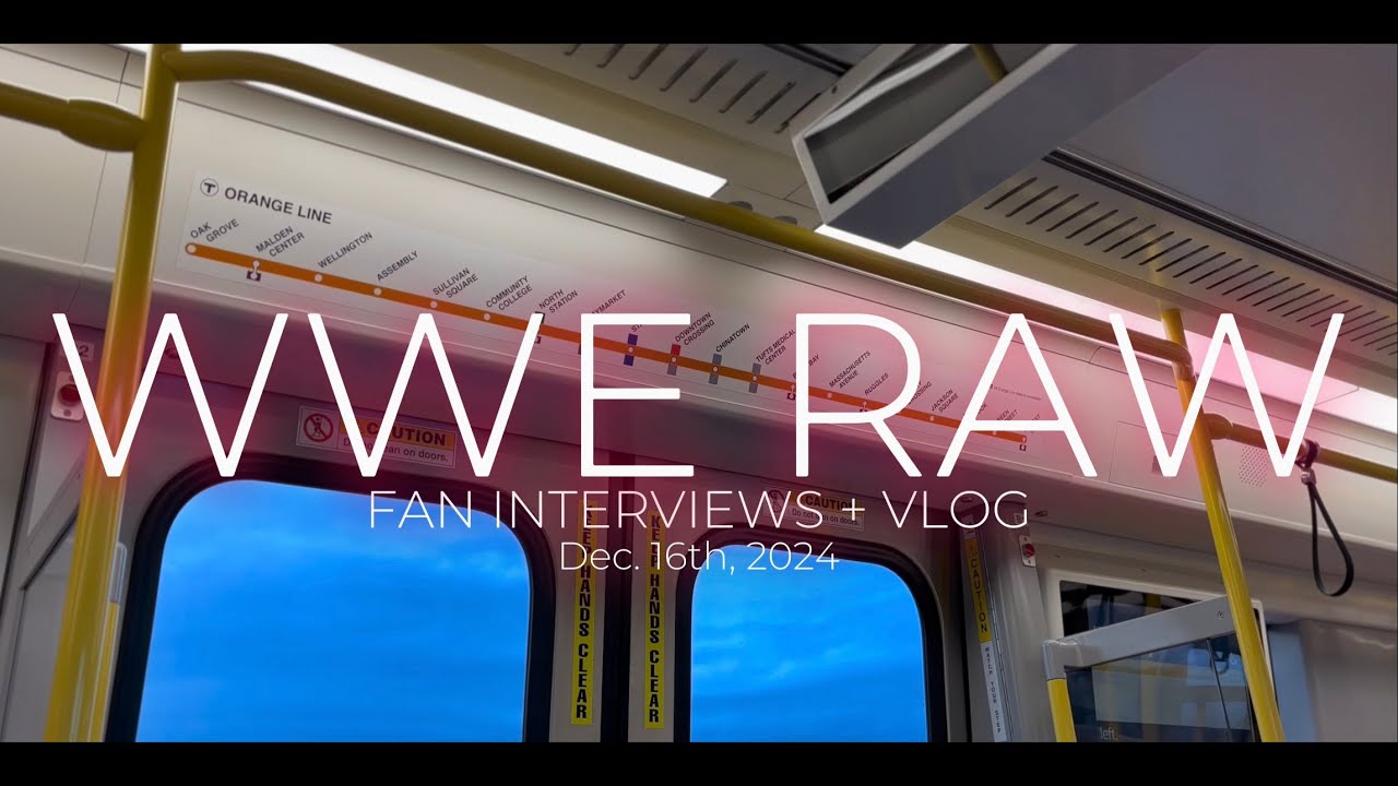 WWE Raw - Fan Interviews + Vlog (Dec. 16th) - YouTube