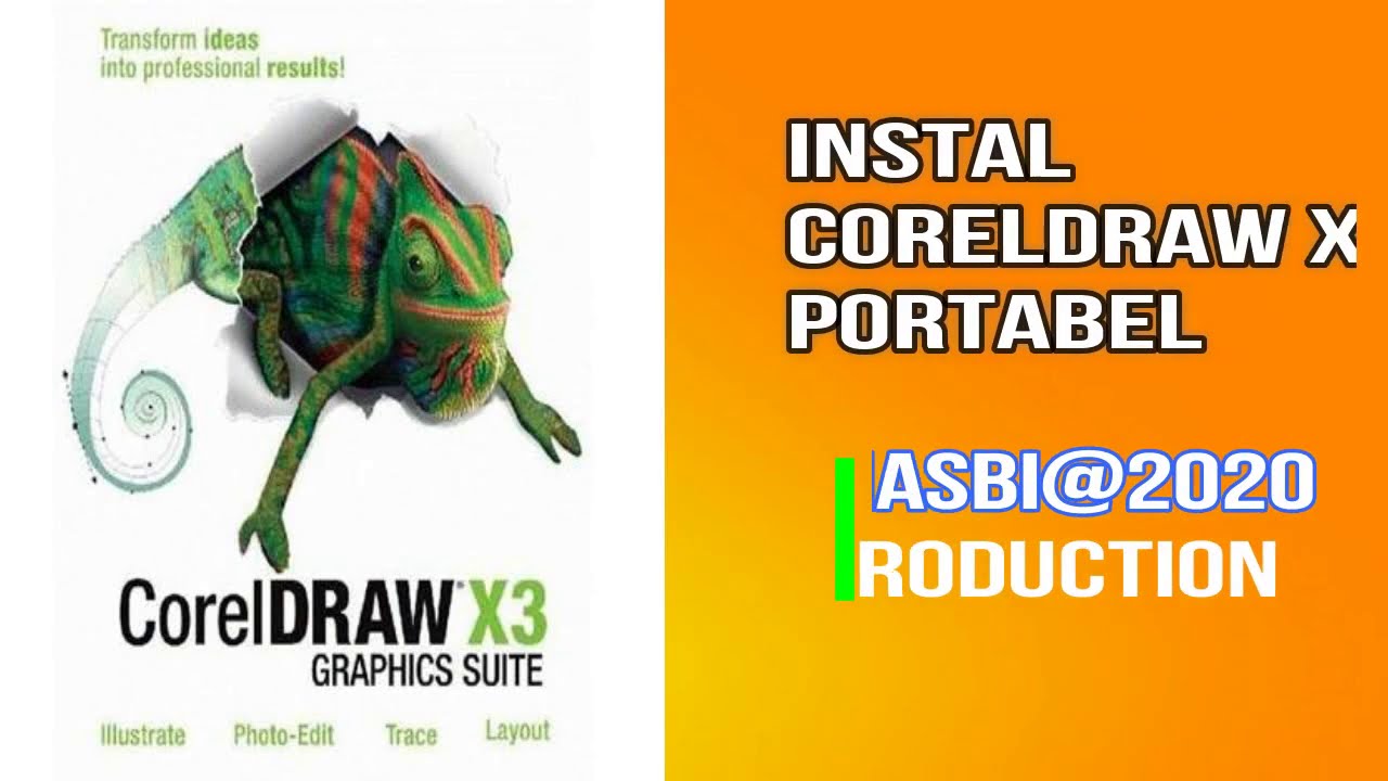 CARA INSTAL CORELDRAW X3 PORTABEL - YouTube