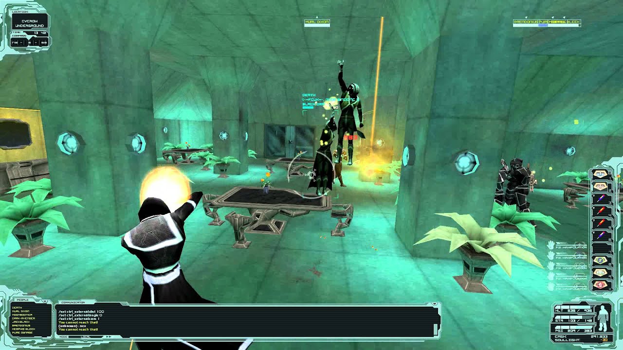 Neocron 2 , Dark Avenger Drops, CRP Op fight - YouTube