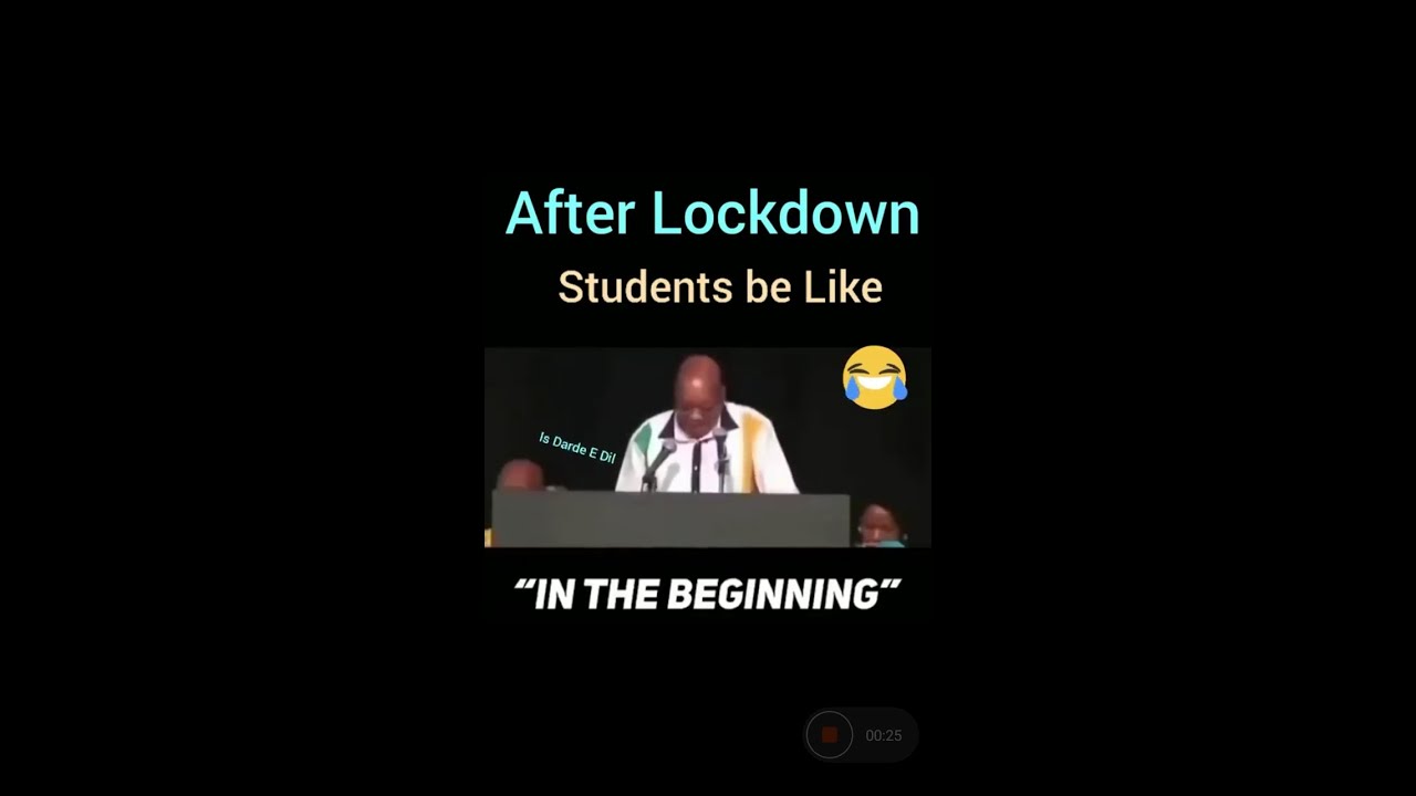 After lockdown students be like - YouTube