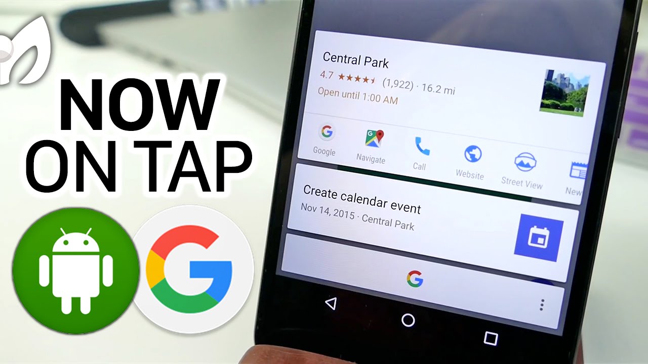 Sorprendente "Now On Tap" Android M ¡Cómo Funciona! - YouTube
