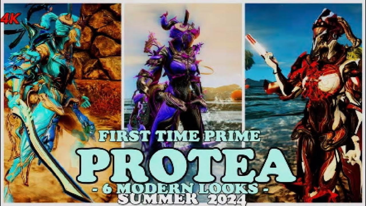 Protea PRIME Fashion frame Summer 2024 Warframe Art-Fashion - YouTube