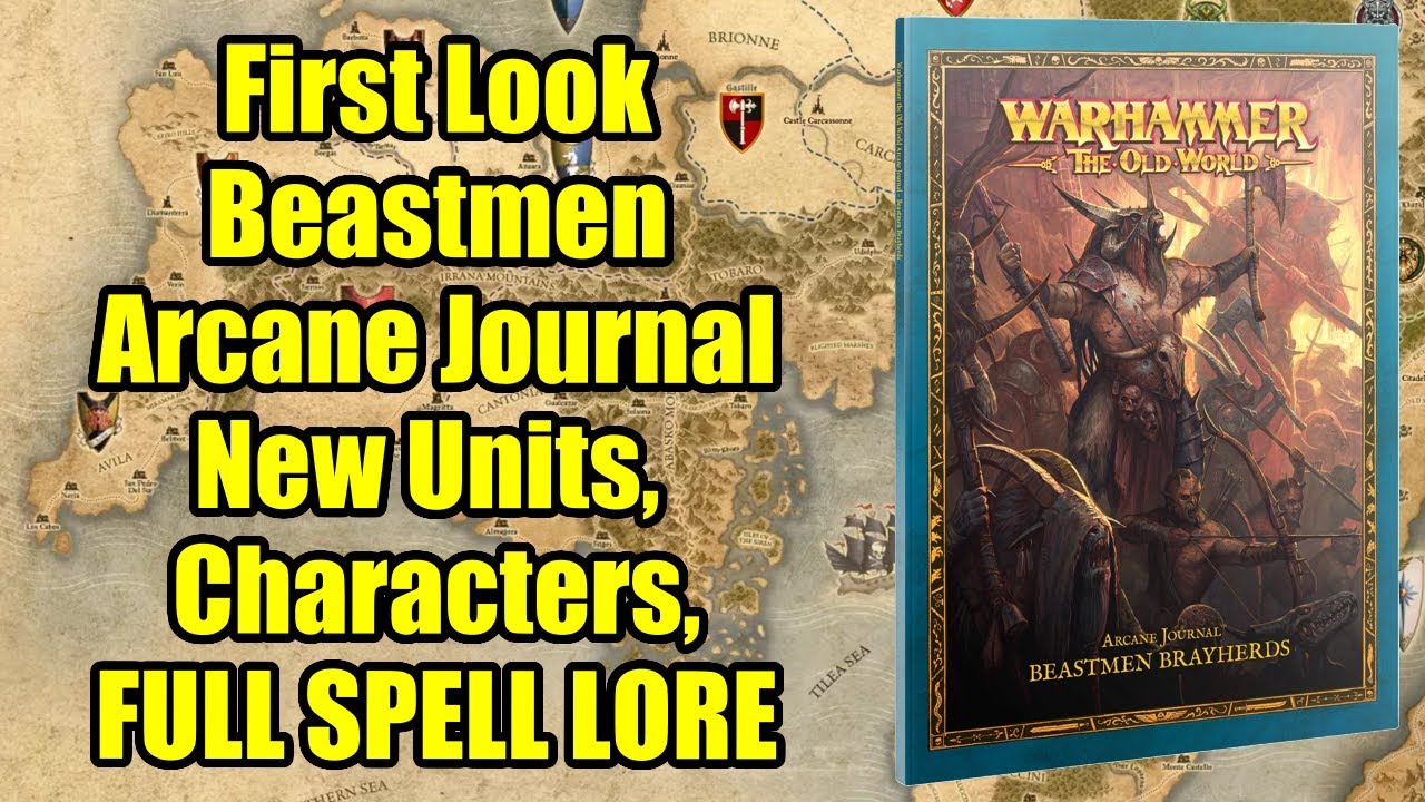 FIRST LOOK - BEASTMEN Arcane Journal - Units, Armies of Infamy & Spells ...