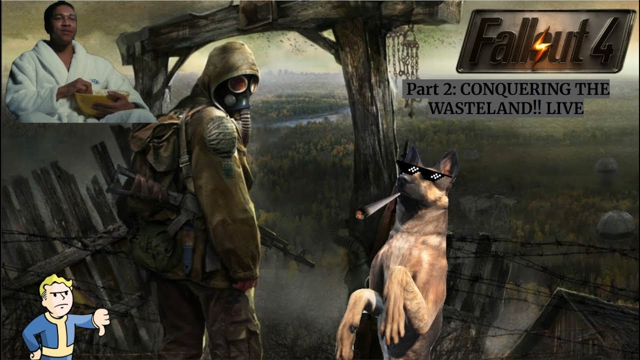Fallout Part 2: CONQUERING THE WASTELAND!! LIVE - YouTube