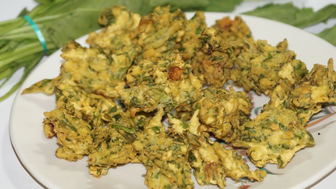 palak pakoda/spinach fry in telugu by Amma Kitchen- Latest Indian ...