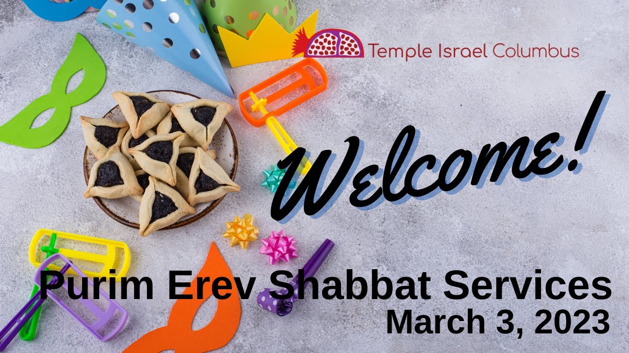 Erev Shabbat March 3rd (Celebrating Purim!) - YouTube