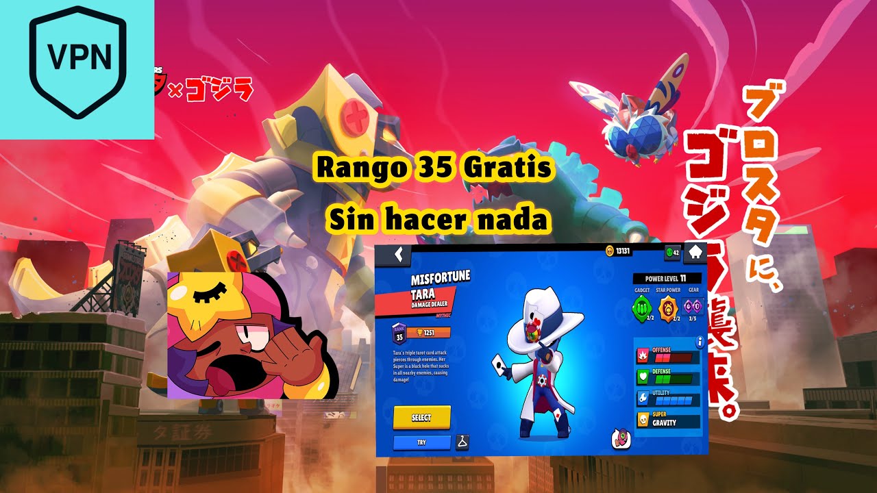 VPN EN BRAWL STARS || Free Rango 35 - YouTube