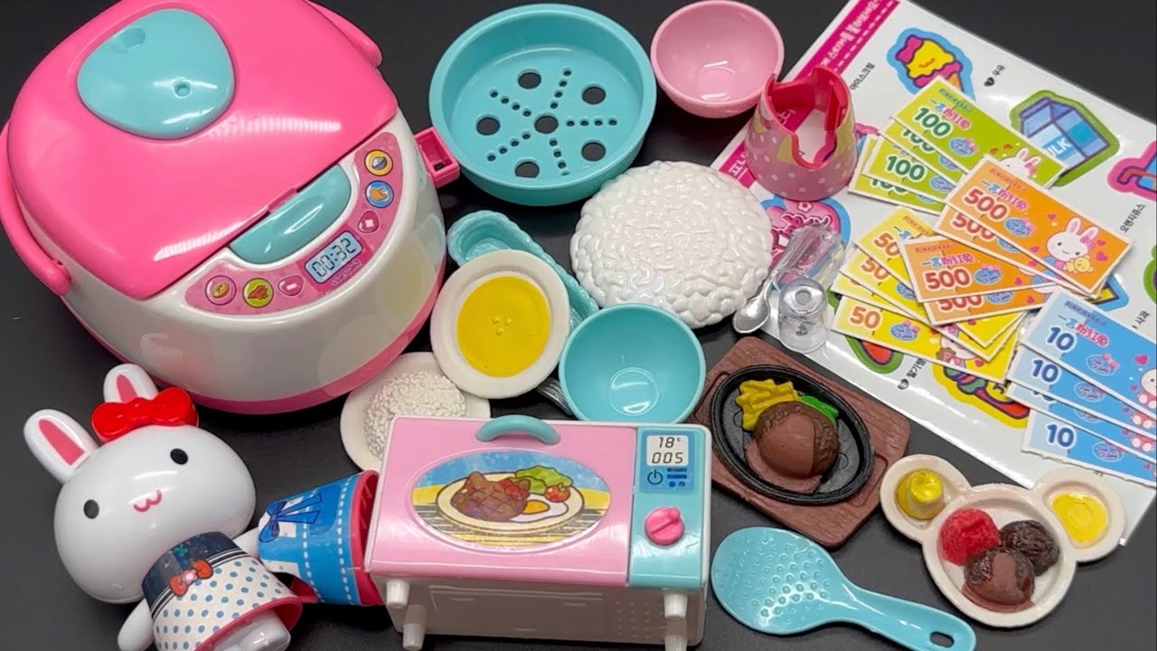 13 Minutes Satisfying with Unboxing Cute Pink Rice Cooker Kitchen ...