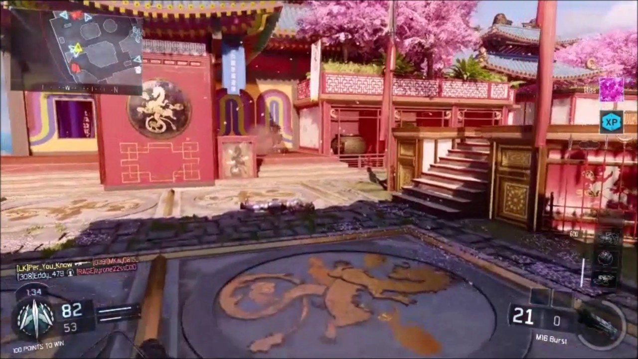 BO3 - Short M16 Streak on Knockout - YouTube