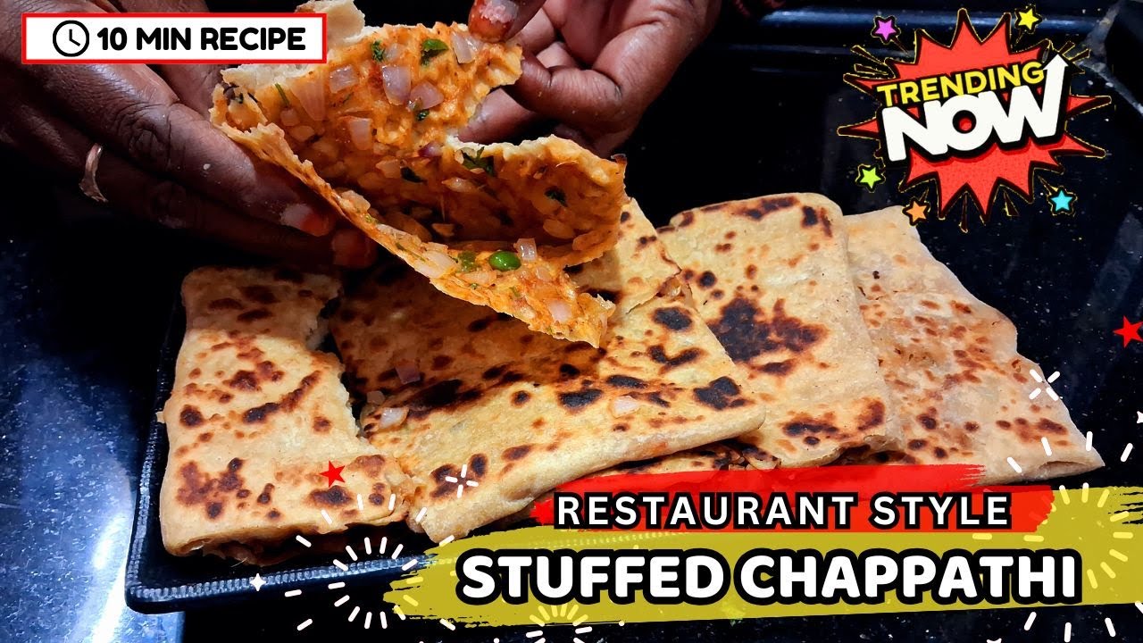 பத்து செஞ்சாலும் பத்தாது | Stuffed Chappathi |Restaurant style |Must ...