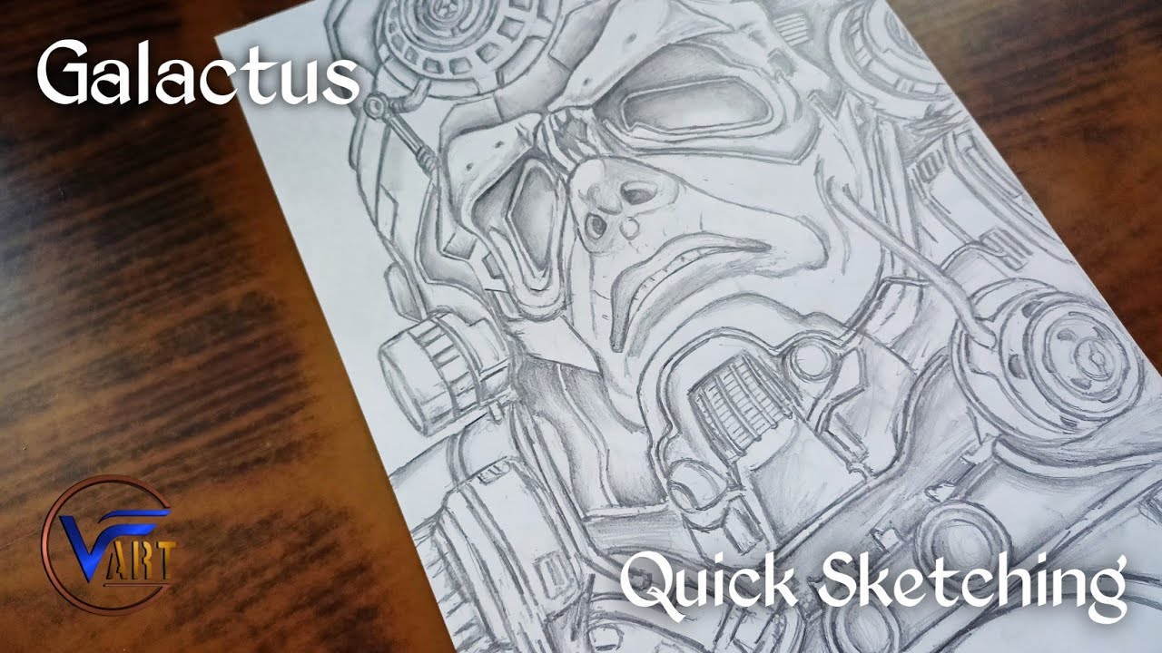 Draw Galactus | Marvel Supervillain Galactus - YouTube