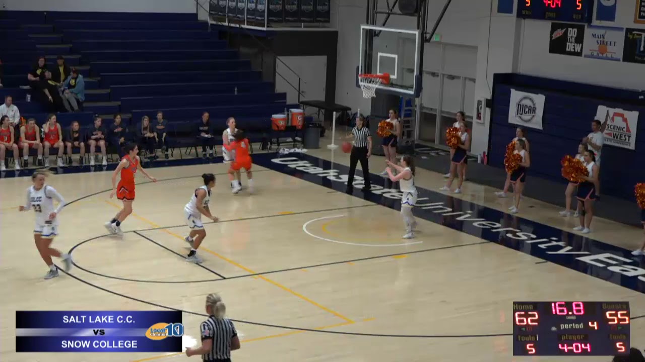 Snow College Women’s Basketball vs. SLCC 3-2-2019 - YouTube
