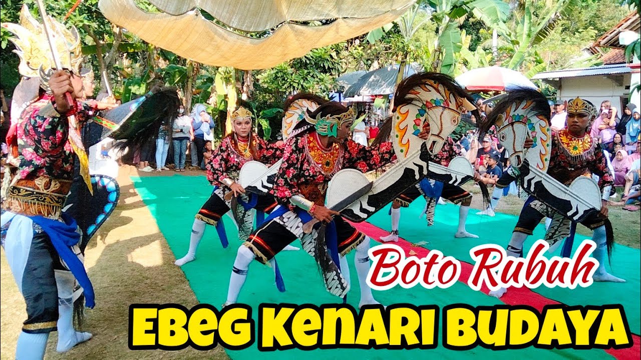Budalan Gending Boto Rubuh || Ebeg Kenari Budaya - YouTube