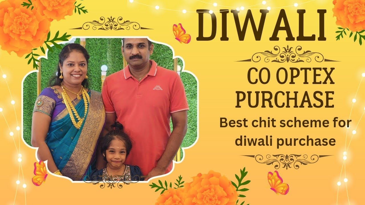 Silk saree purchase 👉🏻 CO OPTEX shop for Diwali ||இப்படி சீட்டு போட்டு ...