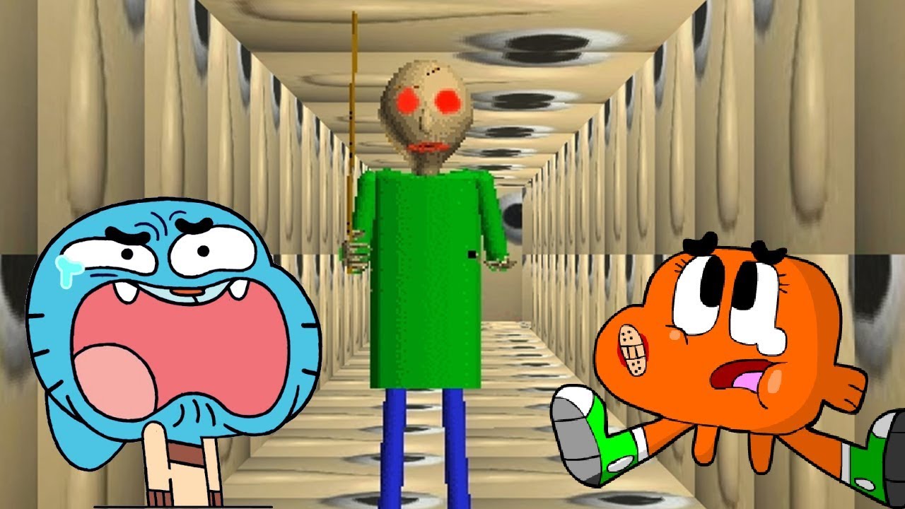 Gumball As Baldi's Basics In Education and Learning - YouTube