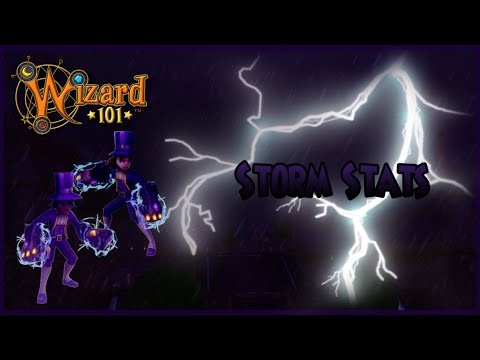 My 130 Storm Wizard Stats (Wizard101 Gear Video) - YouTube