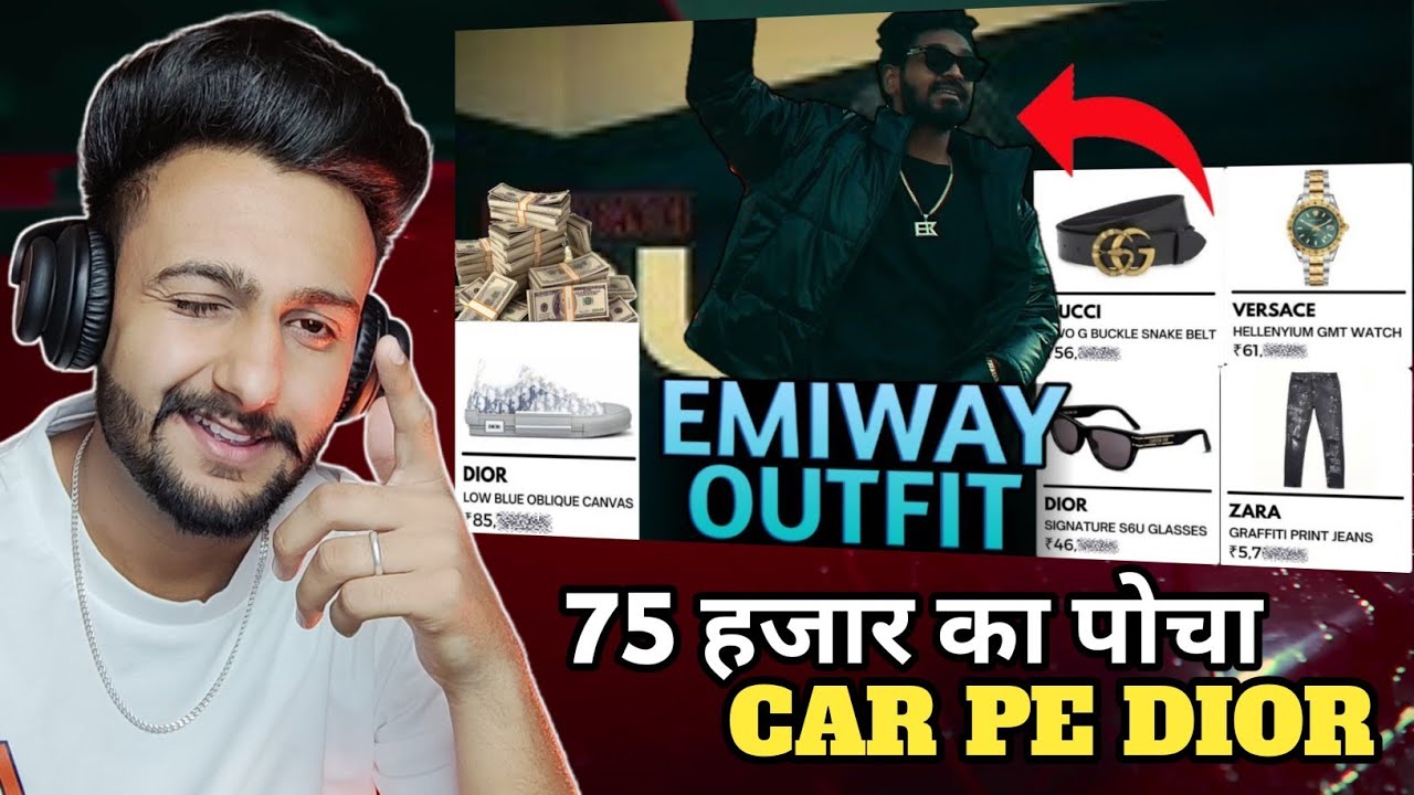 EMIWAY GUESS NEW SONG OUTFIT BREAKDOWN | 1 MILLION.? - YouTube