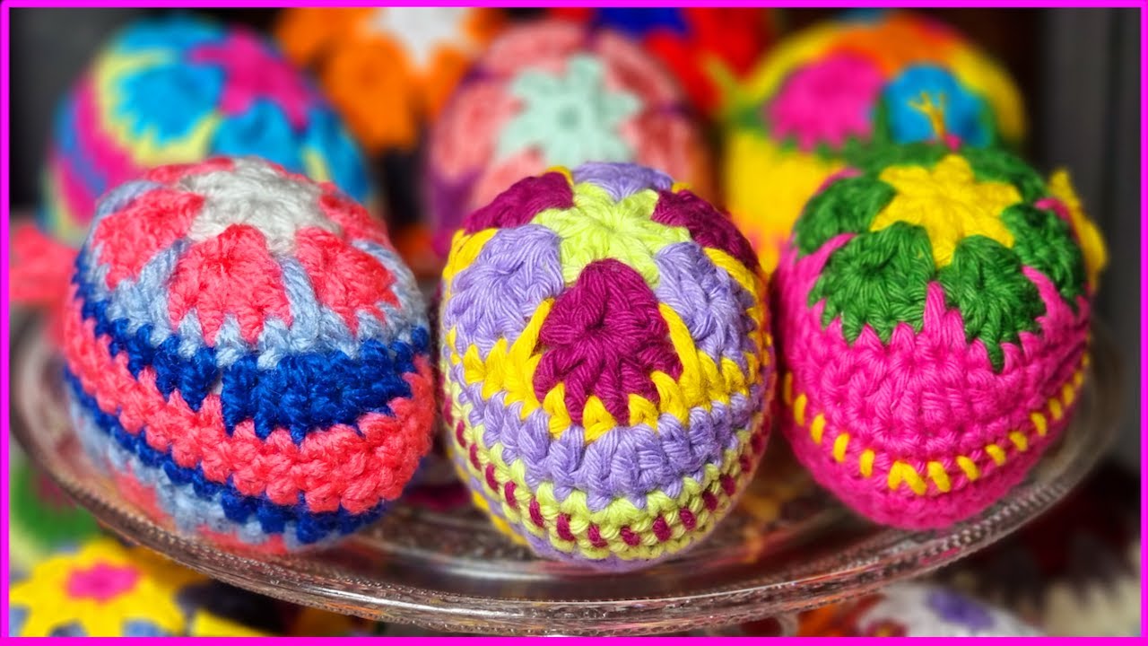 КРАСИВЫЙ ПОДАРОК НА ПАСХУ / МК ПАСХАЛЬНОЕ ЯЙЦО ВЯЗАТЬ КРЮЧКОМ / HOW TO CROCHET EASTER EGG ...